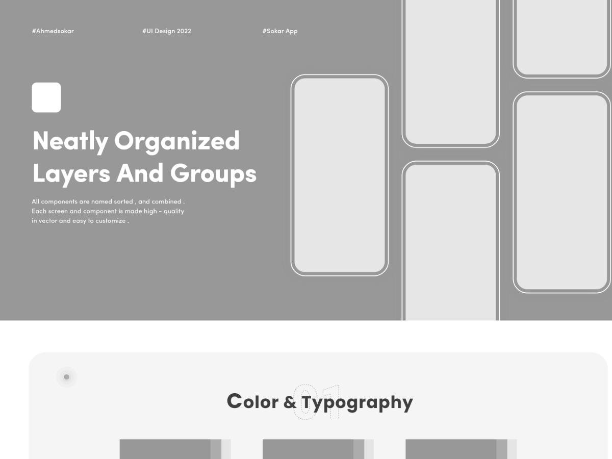 Behance Presentation Template - App