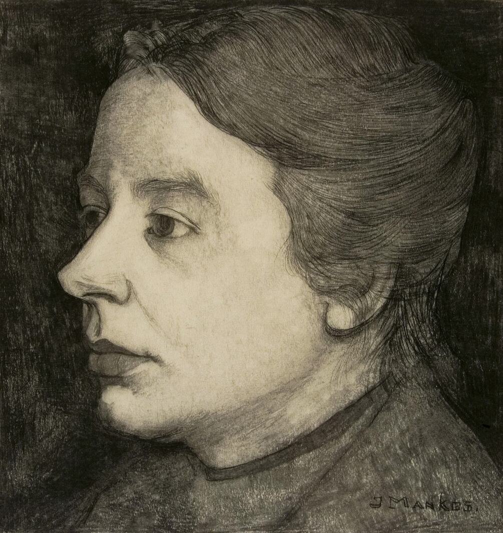 Annie Mankes-Zernike by Jan Mankes