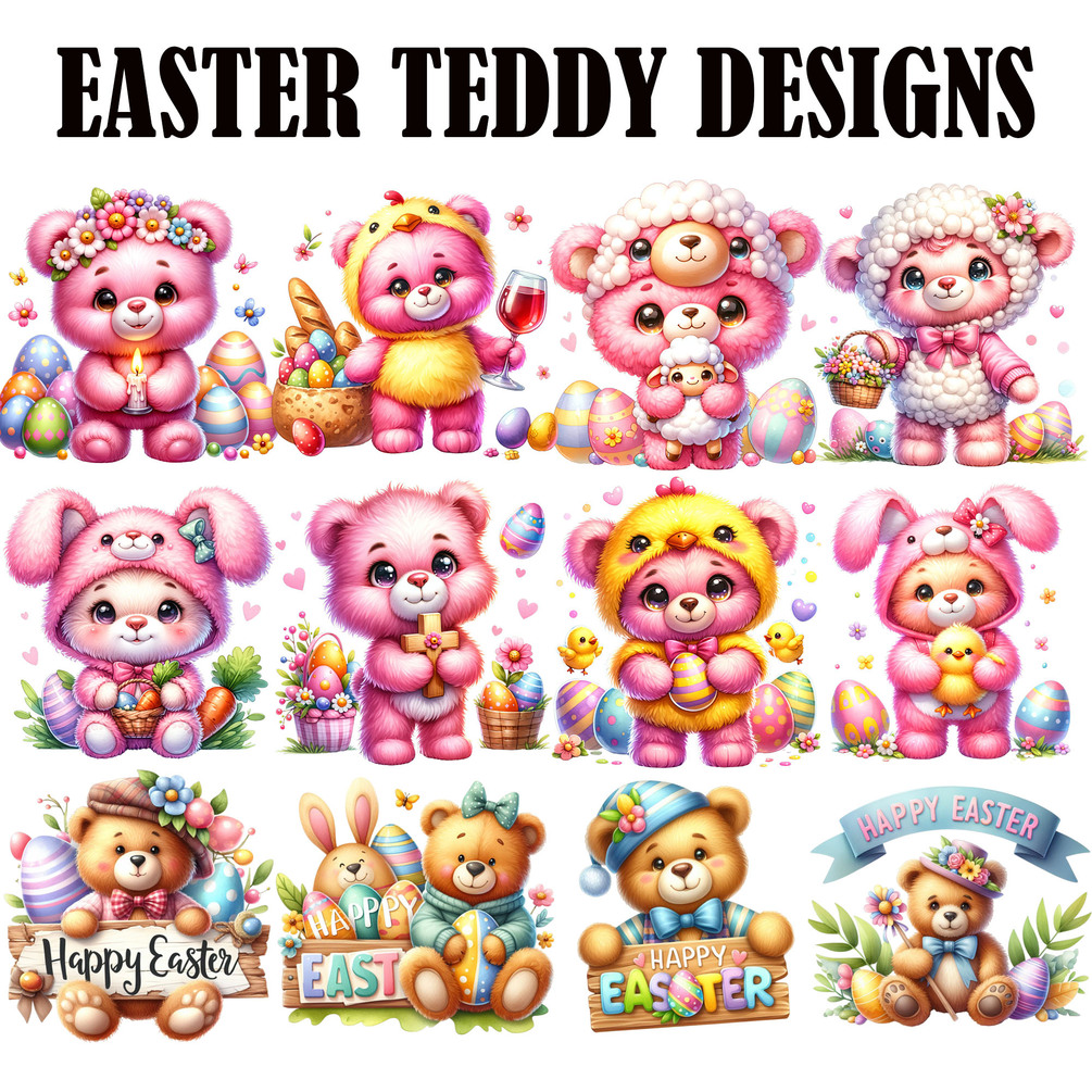 EASTER TEDDY DESIGNS