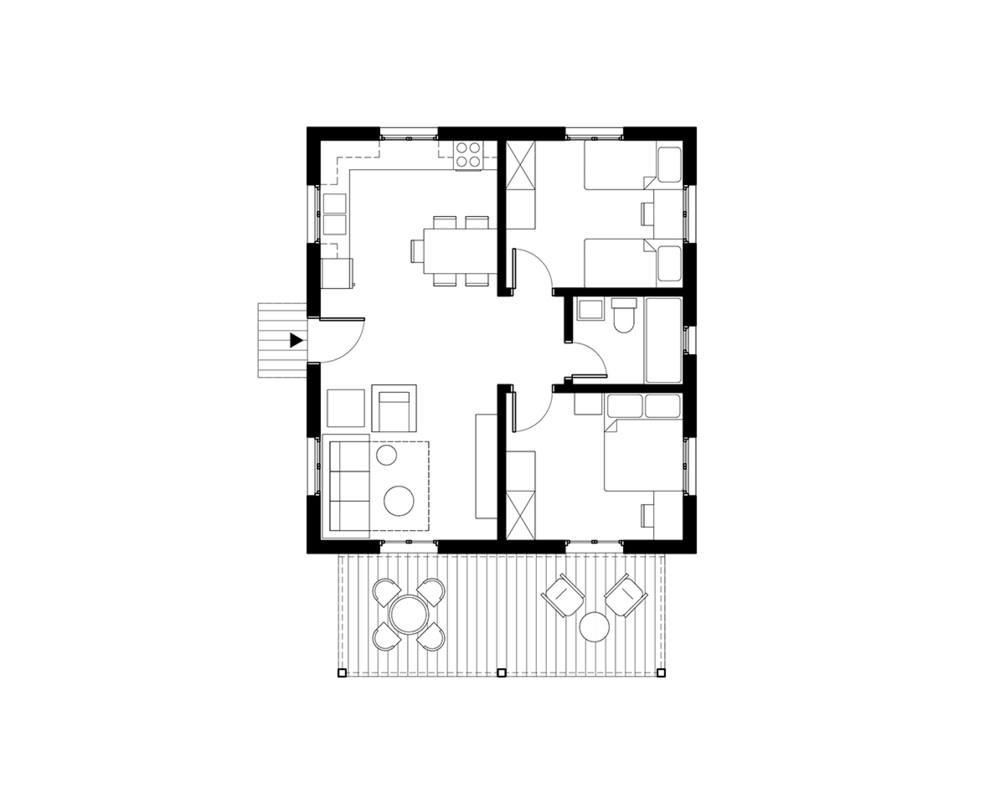 PREFABRICATED HOUSE 074 - SCHEMATIC DESIGN