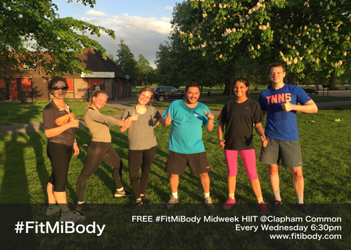Midweek HIIT @Clapham Common 1st July
