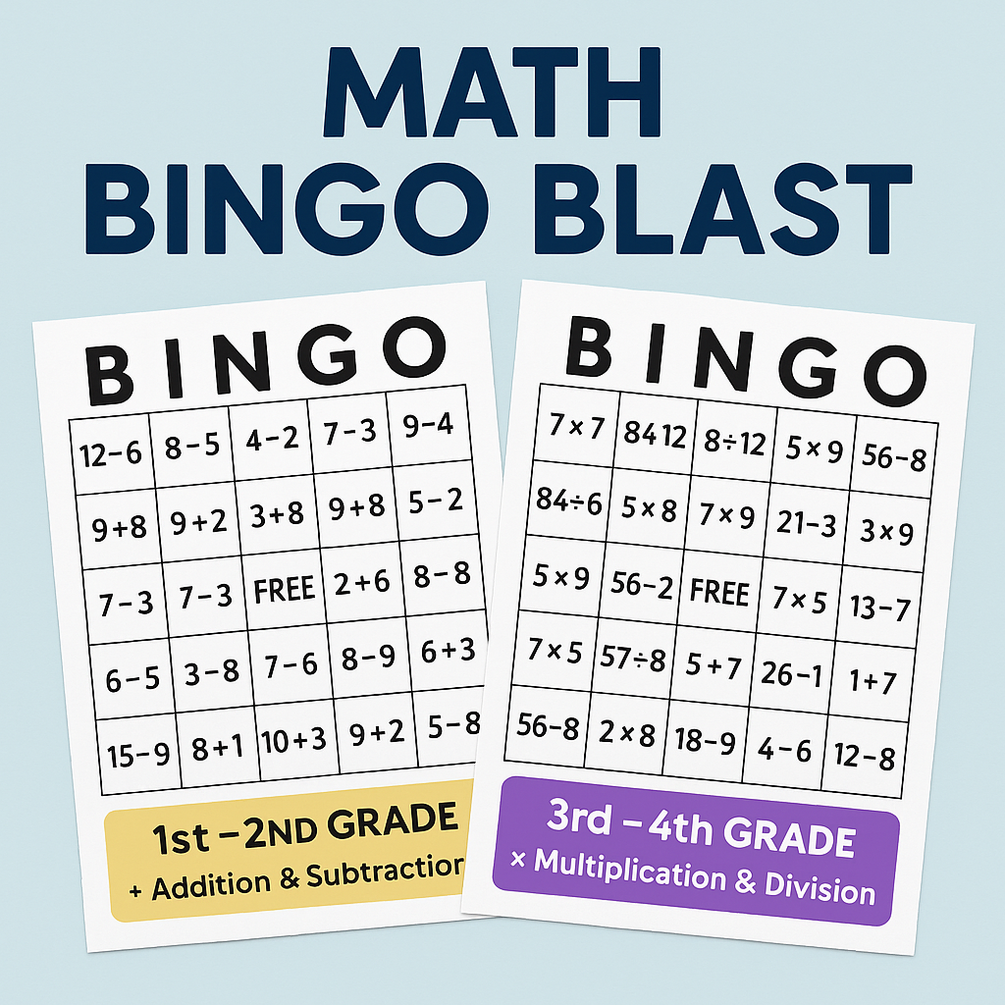 Math Bingo Blast