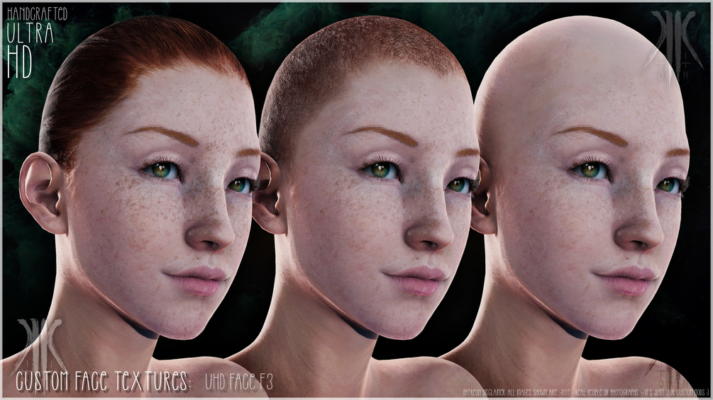 ULTRA HD realistic face skins - Female 3