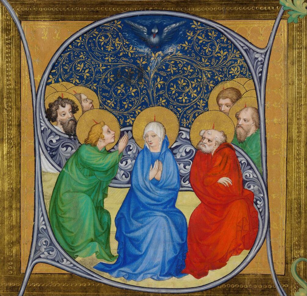 The Pentecost by Bohemian Master