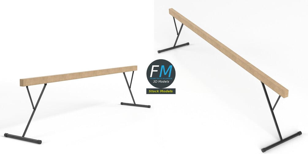 3D MODEL - Balance beam