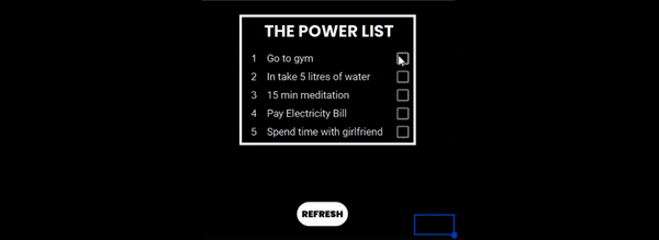 THE POWER LIST