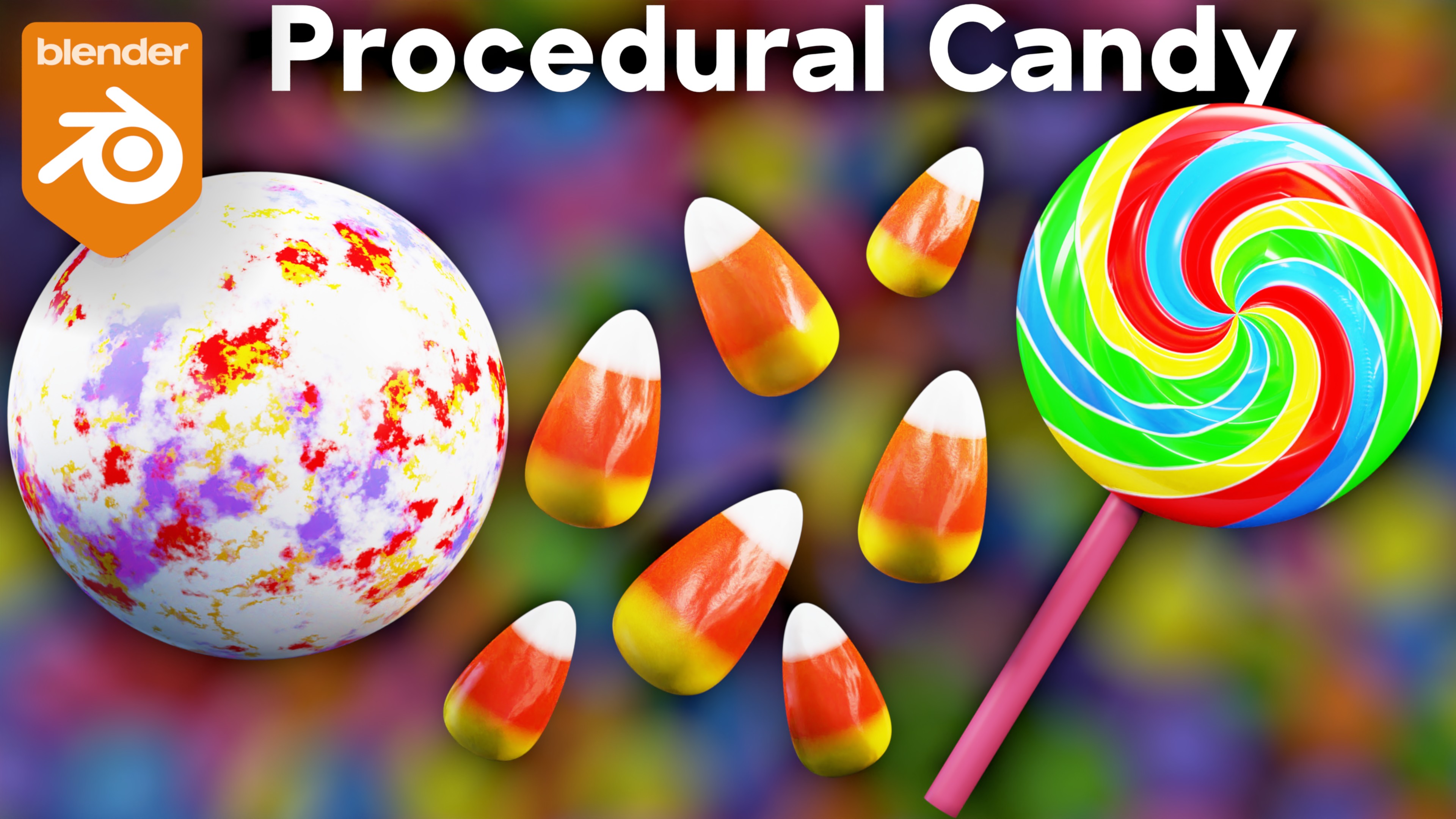 3 Procedural Candy Materials 🍭 (Blender Tutorial) - Ryan King Art 3 Procedural Candy Materials 🍭 (Blender Tutorial) - Ryan King Art