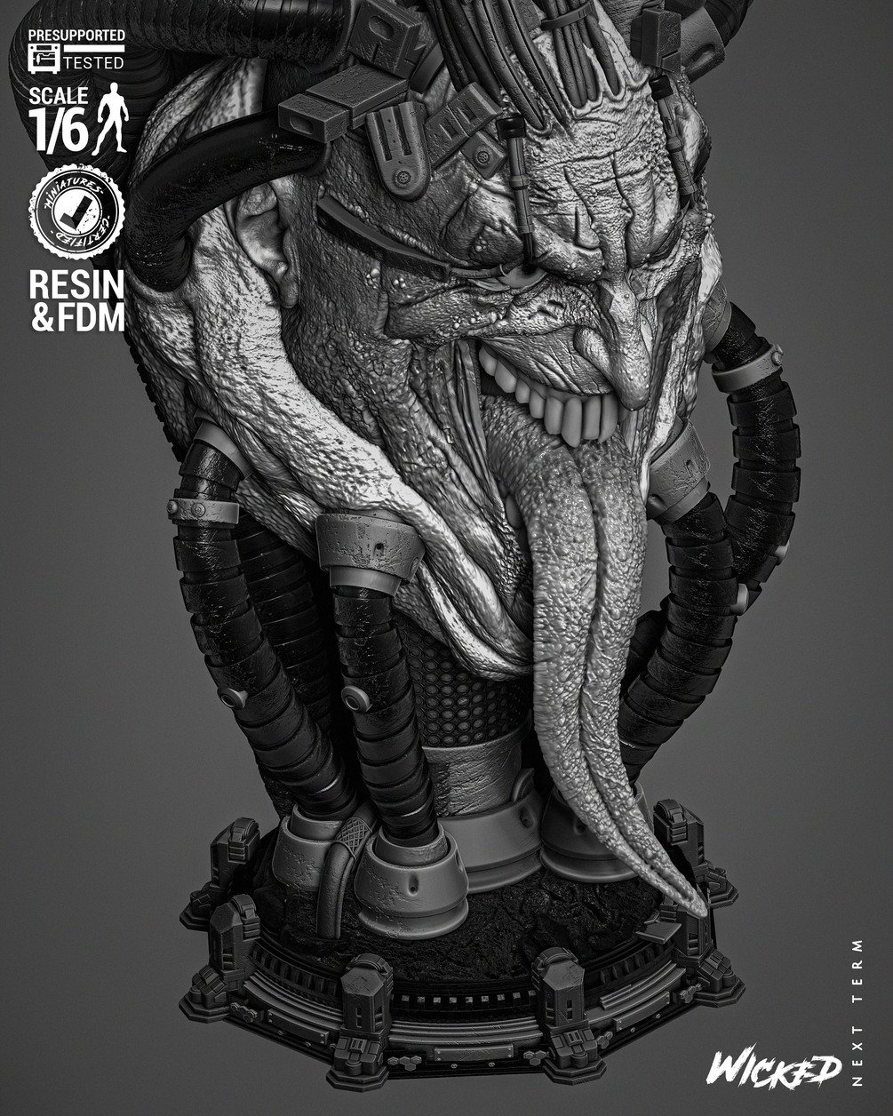 Wicked Marvel Mojo Portrait Bust: Tested and ready for 3D printing