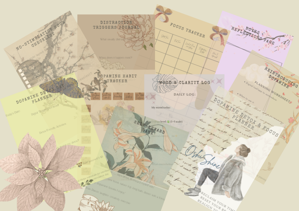 Dopamine Detox & Focus Planner + Bonus – Printable Mental Health ...