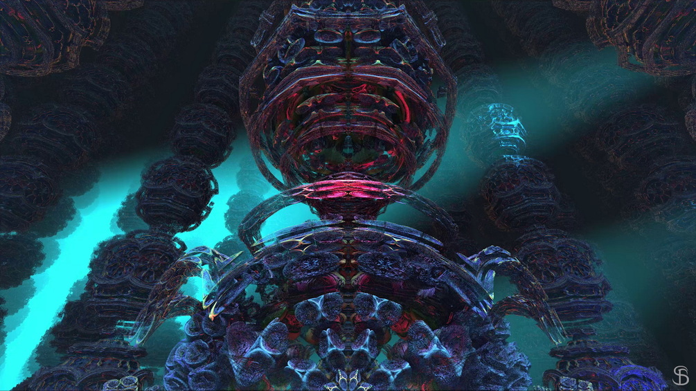 Columns - Fractal Landscapes - 726 seconds high quality video loop