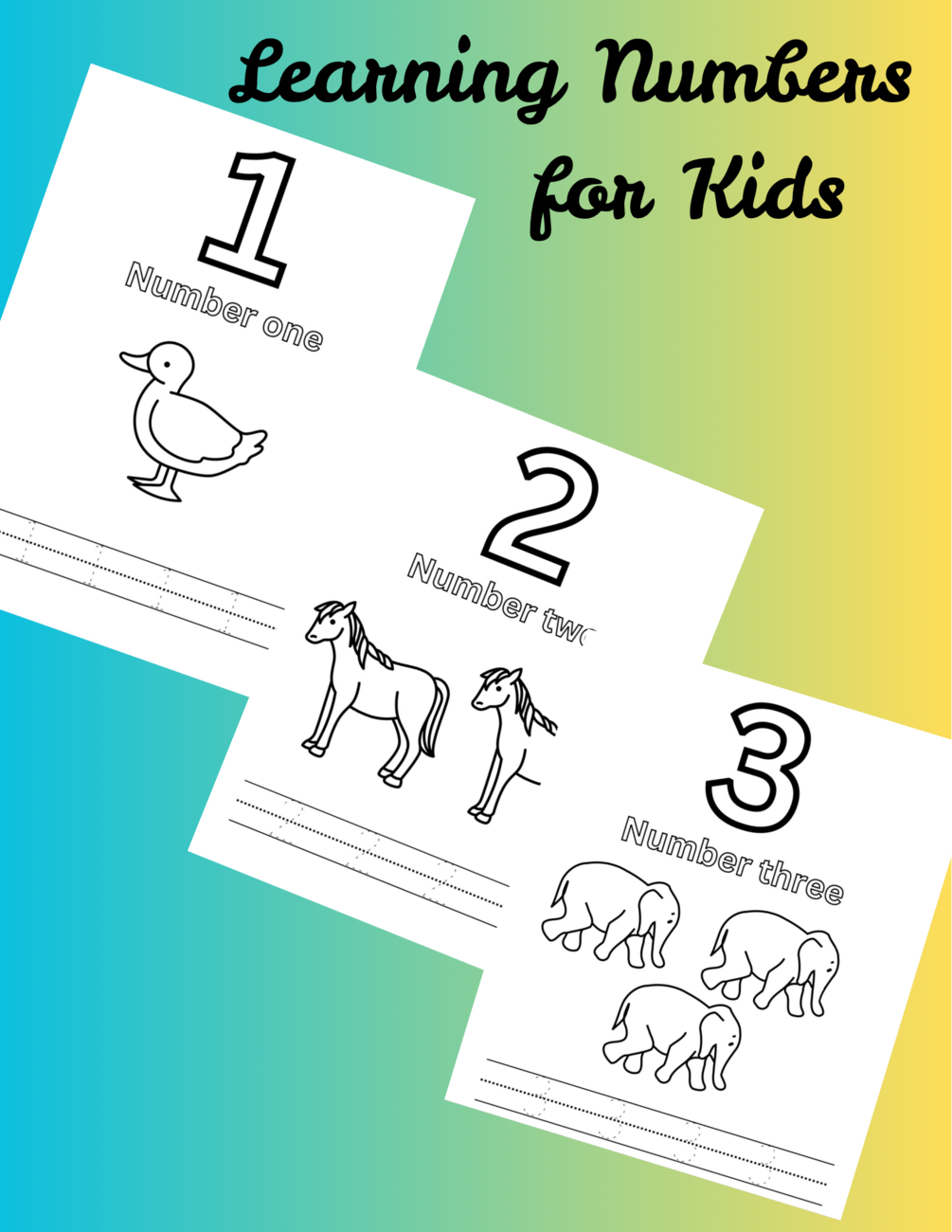 Learning numbers for kids