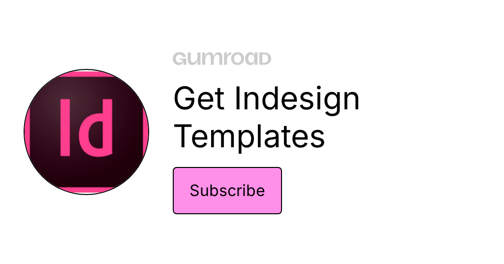 Get Indesign Templates
