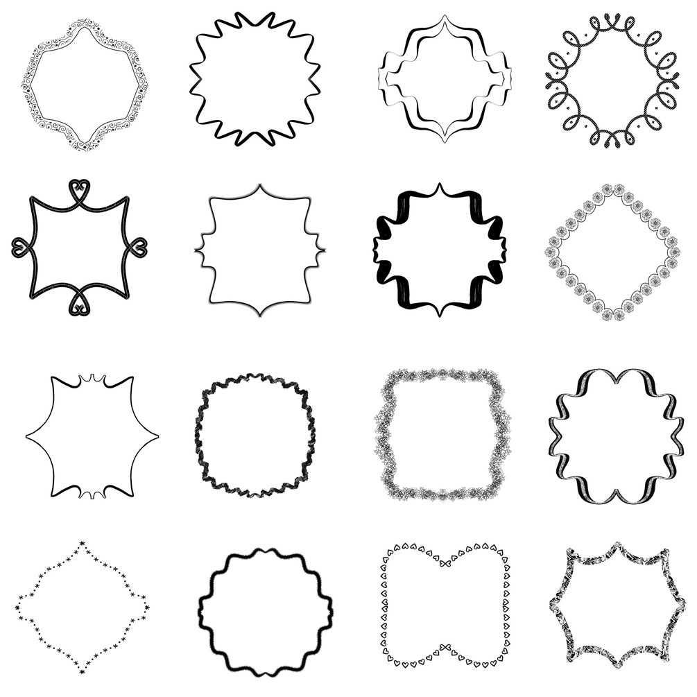 Frames brushes for Procreate