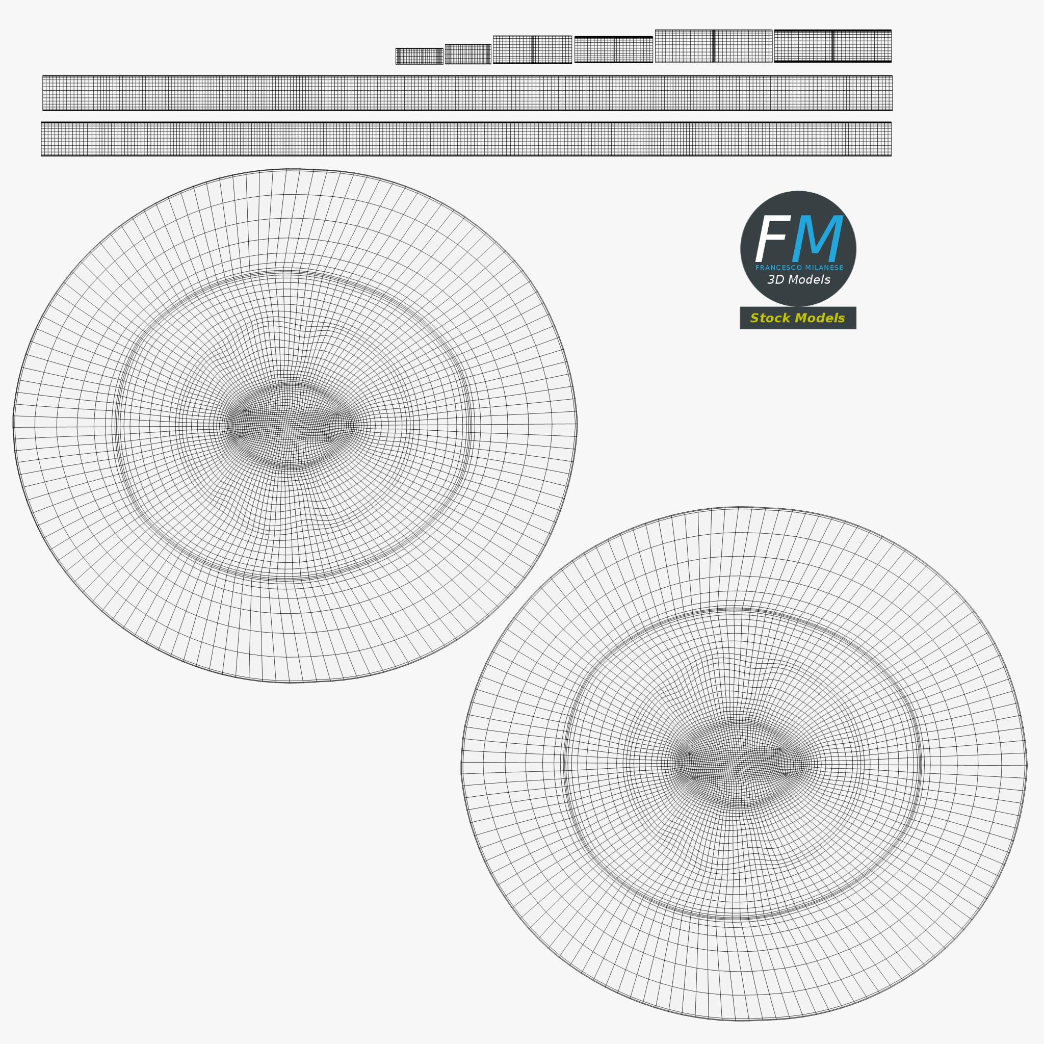 3D MODEL - Panama hat