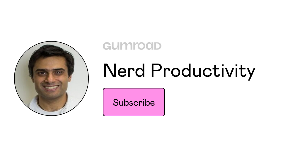 Nerd Productivity