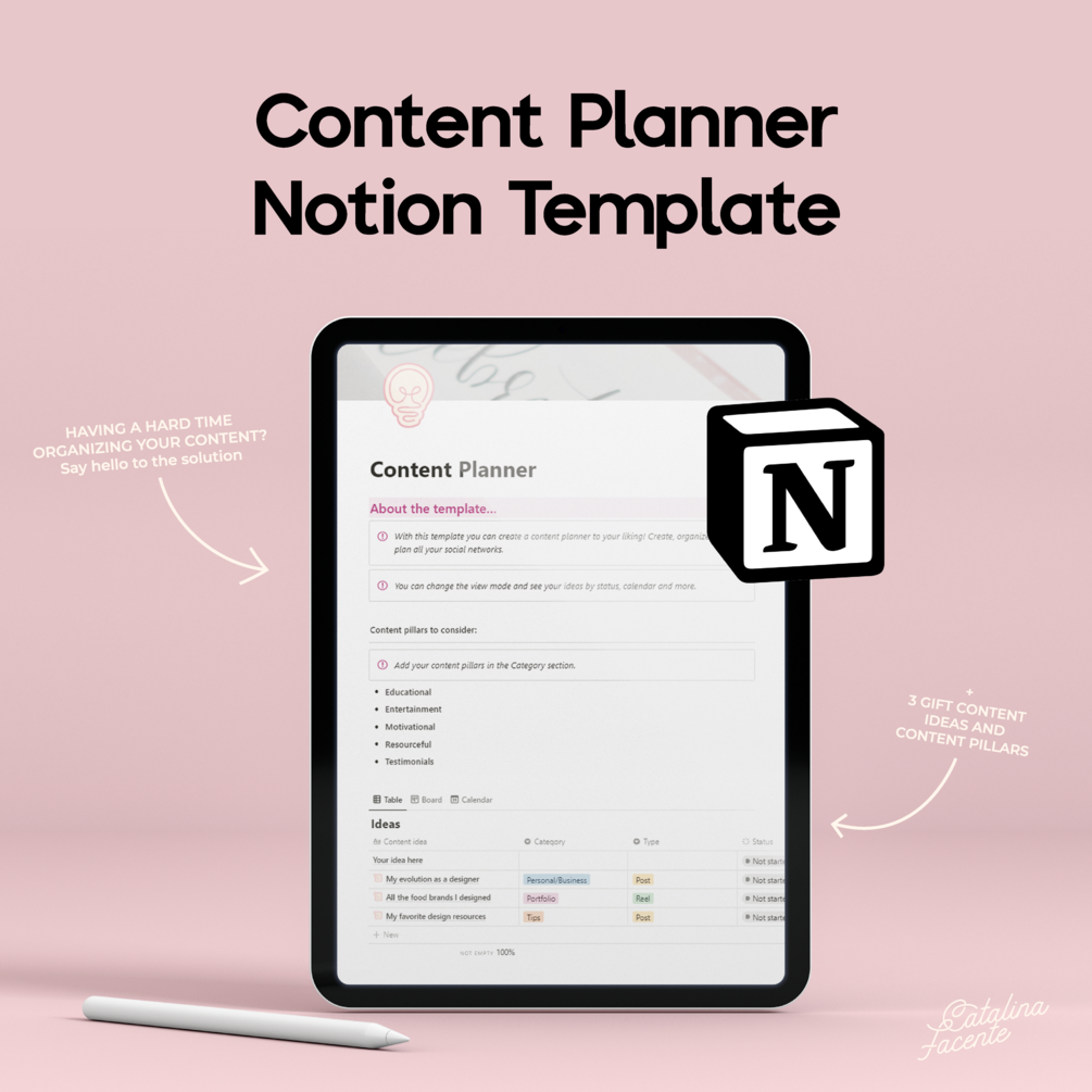 Notion Content Planner