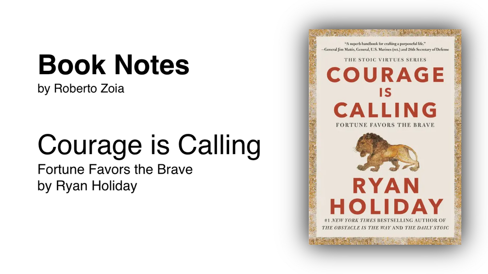 Courage is Calling: Fortune Favors the Brave (Book Notes)