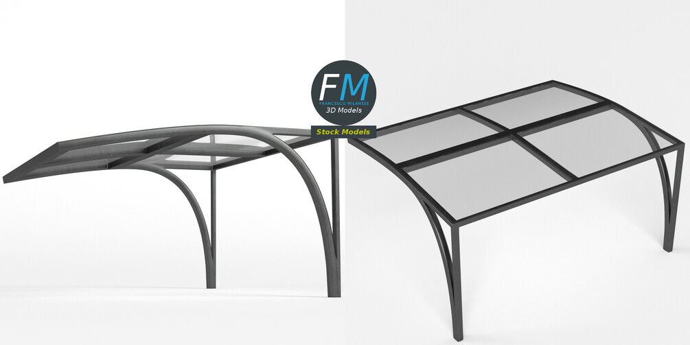 3D MODEL - Acrylic canopy