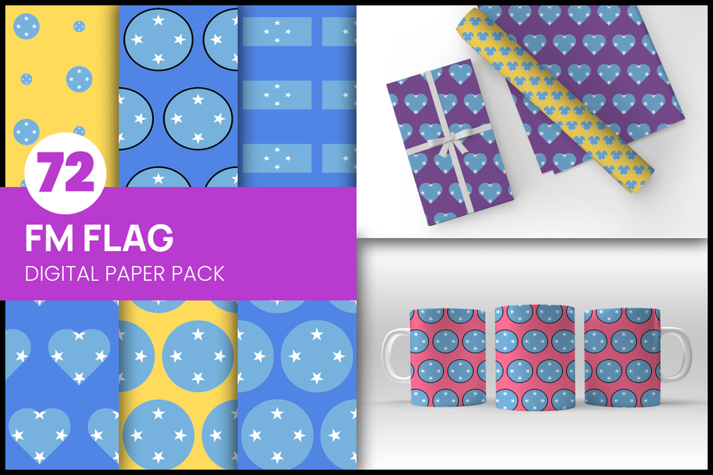 FM Flag Seamless Patterns
