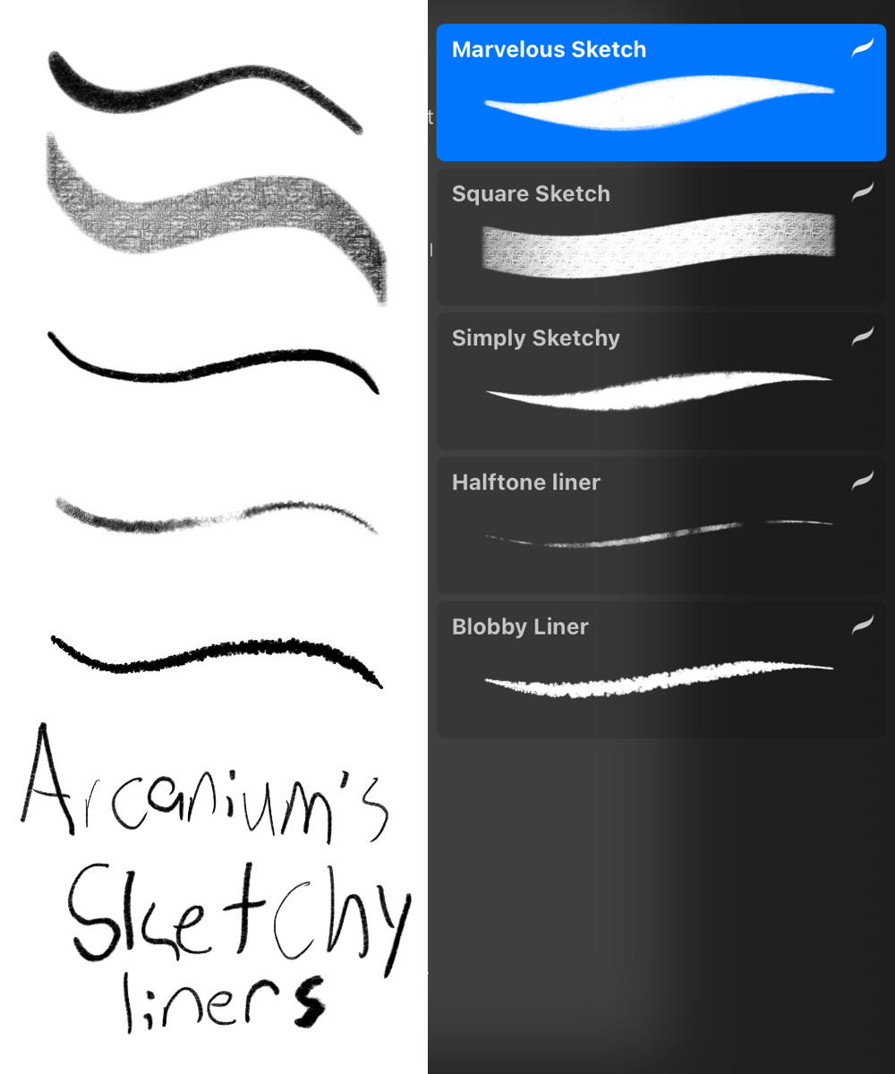 Sketchy Liners for Procreate