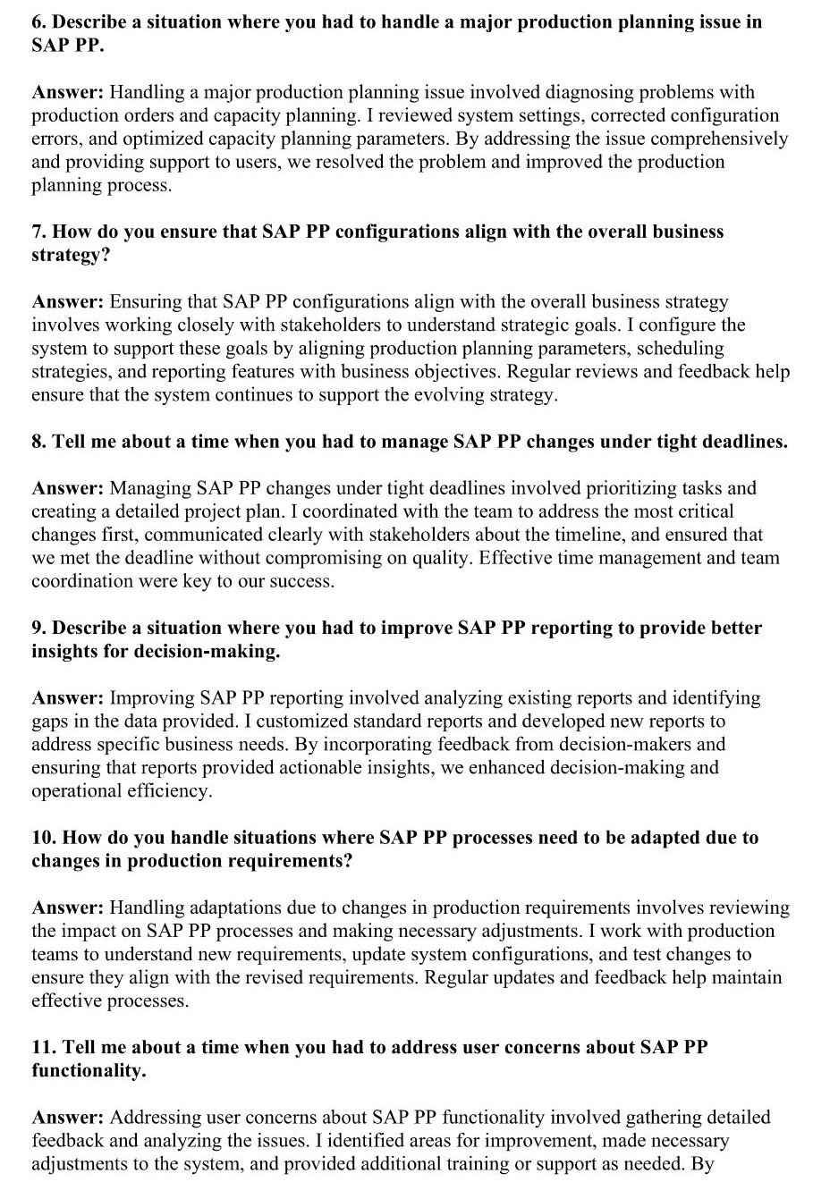8 PDFs containing ALL Types of Most Asked Interview Q&A (Scenario-Based, Technical-Based ...