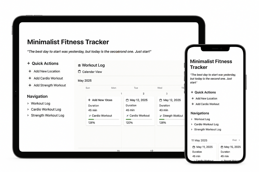 Minimalist Fitness Tracker