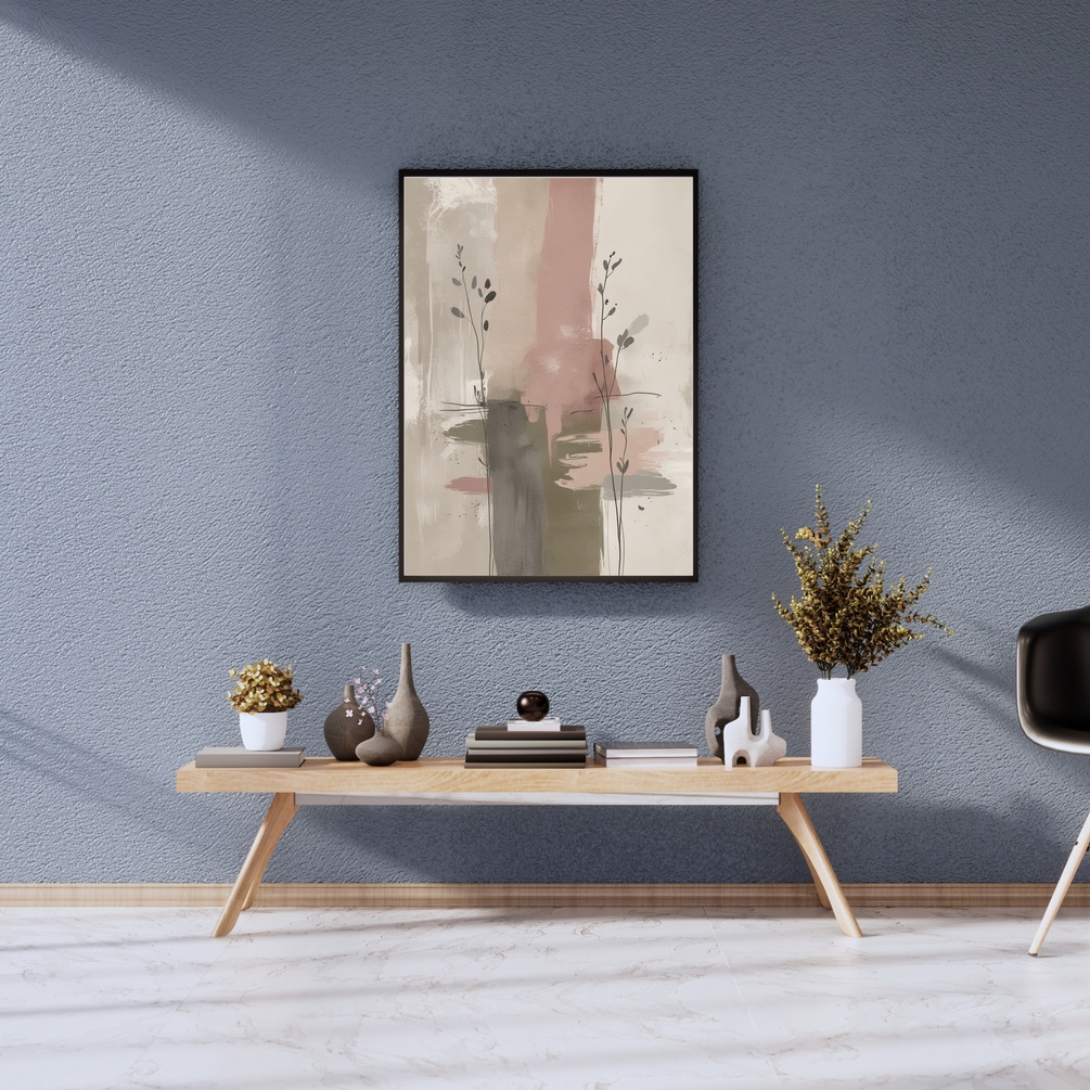 Calm Nature – Abstract Minimalist Wall Art | A3 Printable Poster ...