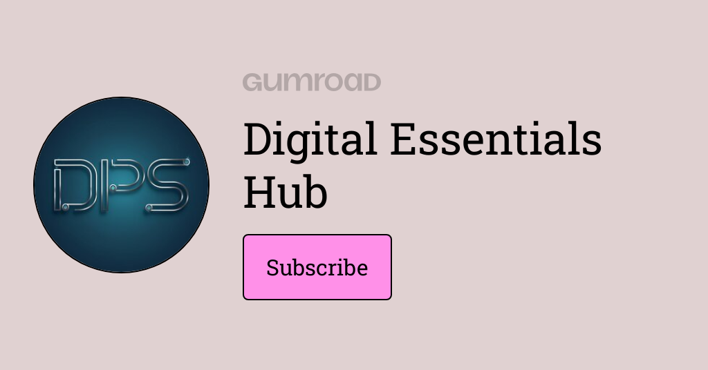 Digital Essentials Hub