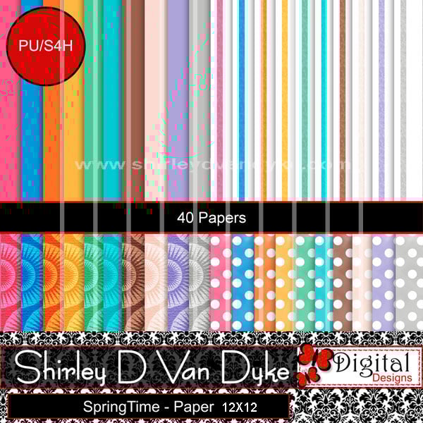 Spring Time - Paper 12X12