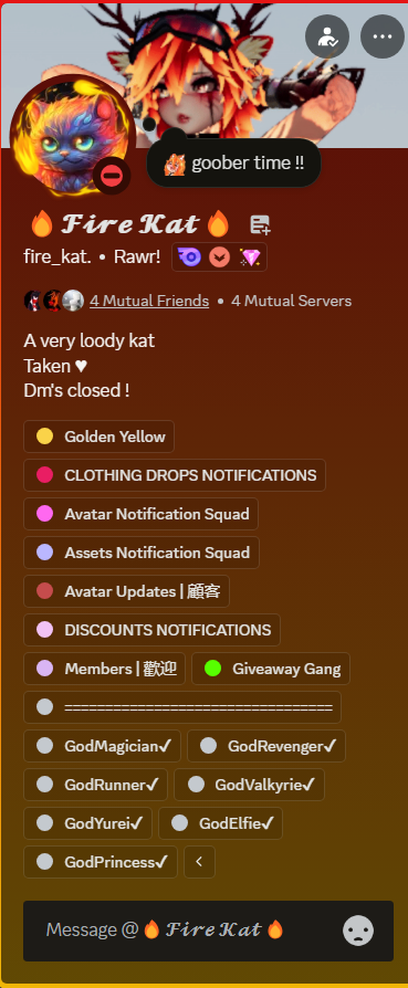 🔥𝓕𝓲𝓻𝓮 𝓚𝓪𝓽🔥God Fire Kat