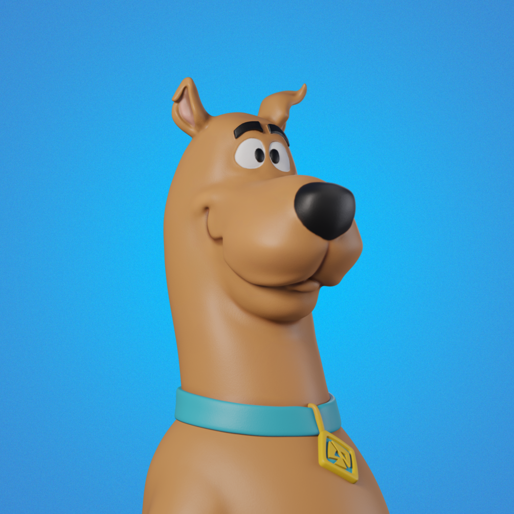 Scooby Doo model for 3d print