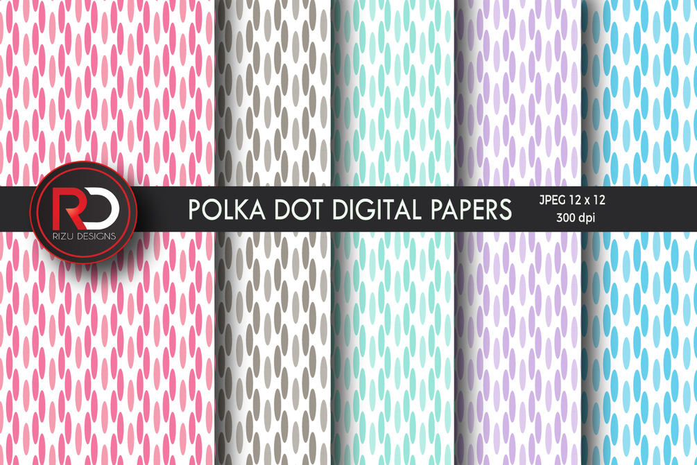 Polka Dot Digital Papers
