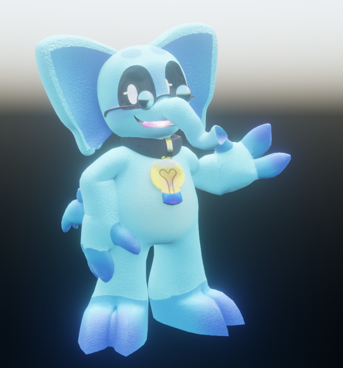 Stylized Plush Bubba Bubbaphant VRChat Avatar!! PC/QUEST COMPATIBLE ...
