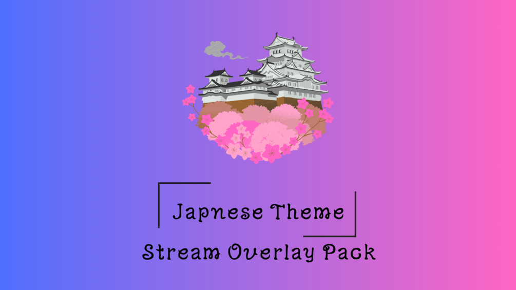 Japanese twitch theme overlay