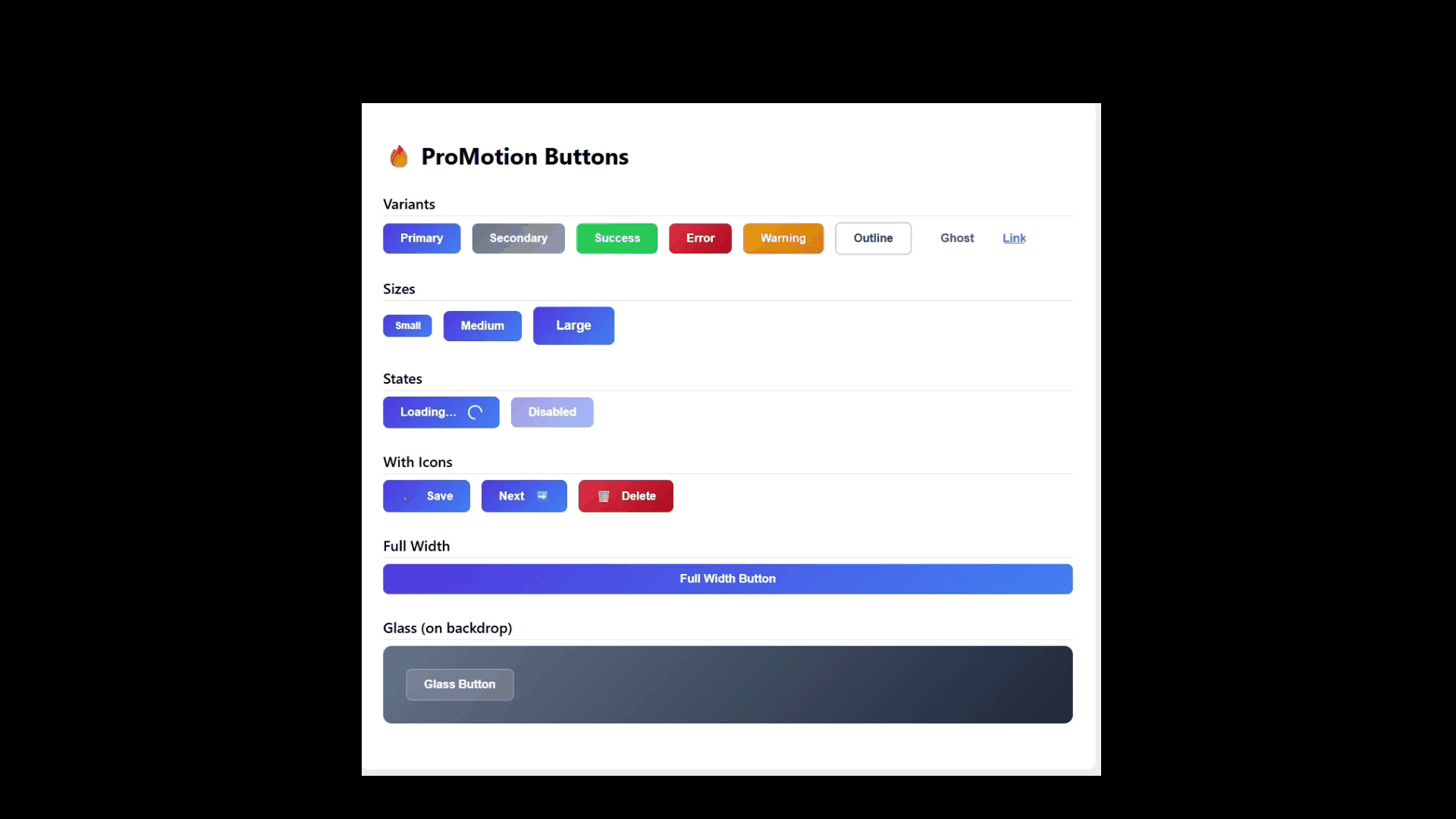ProMotion Buttons – Animated UI for React