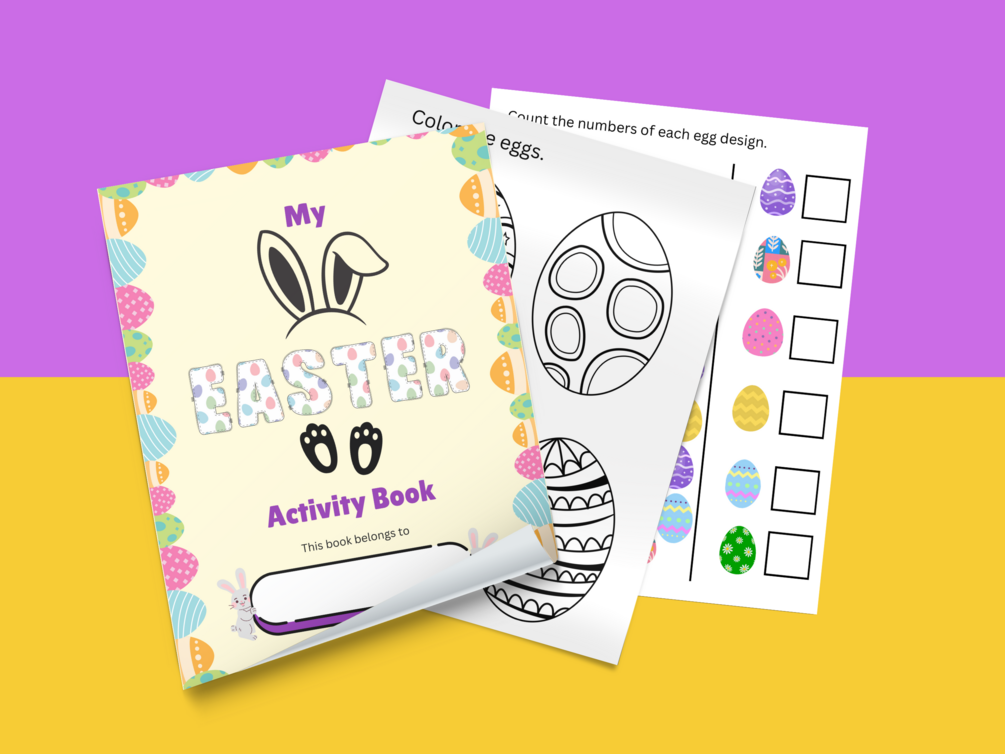 Digital Easter Activity Book for Kids – Fun Printable Games & Coloring ...
