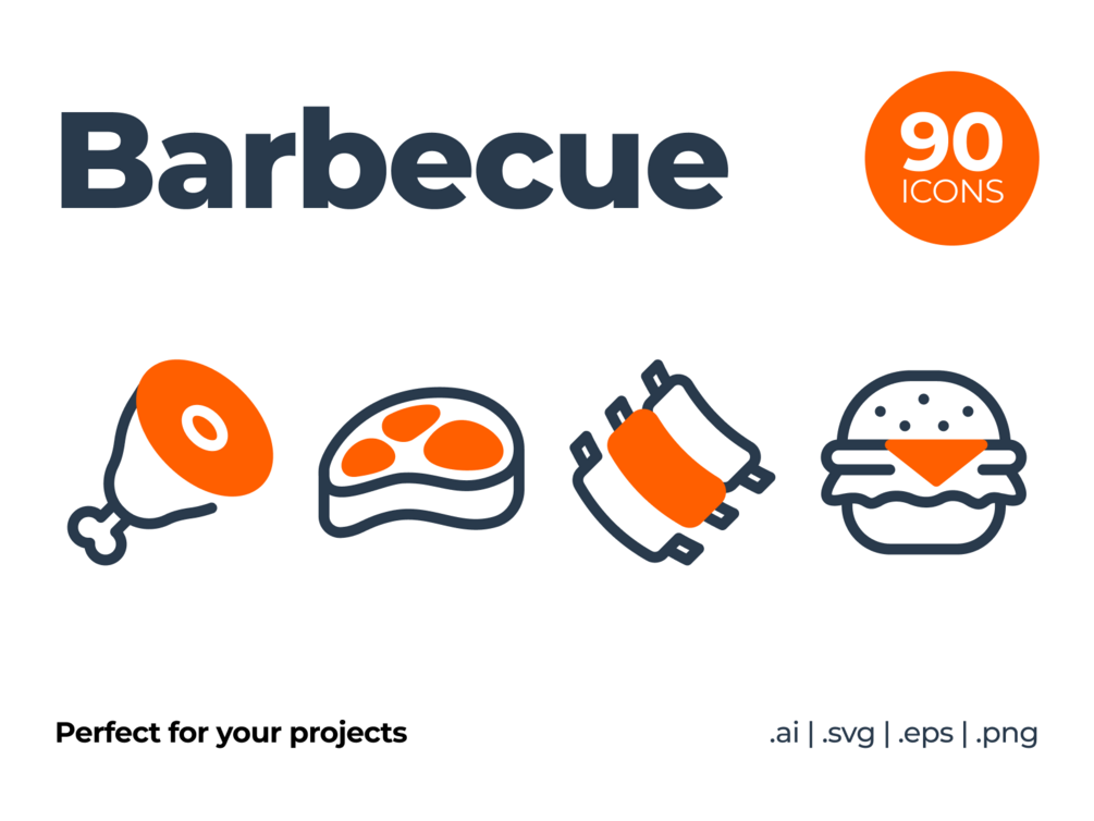 Barbecue Icon Set