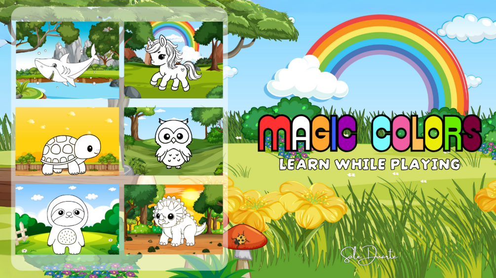MAGIC COLORS LEARN WHILE PLAYING: Color with all your energy