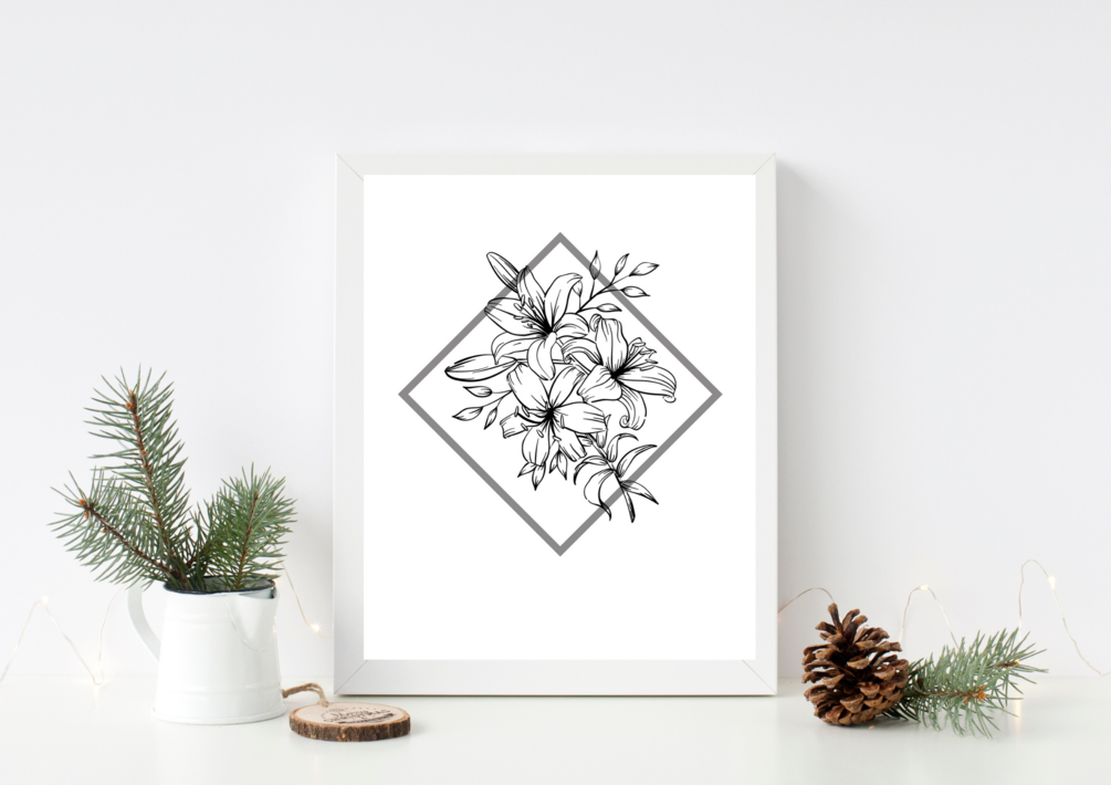 Flower Printable wall art