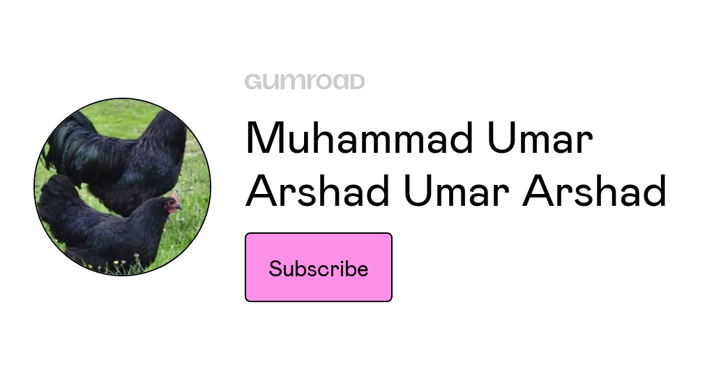 Muhammad Umar Arshad Umar Arshad