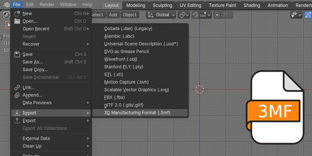Blender 3mf