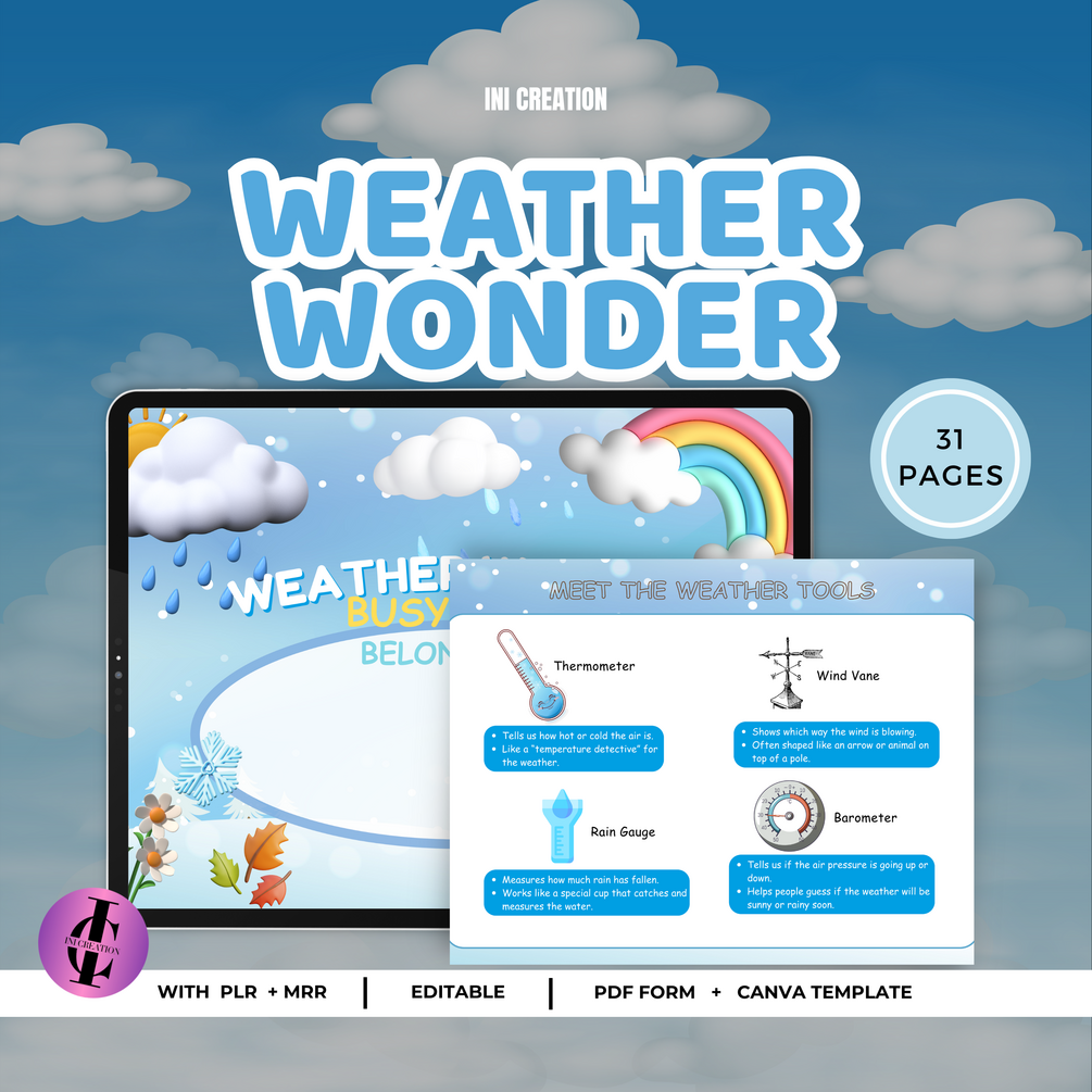 WEATHER WONDER BUSY BOOK