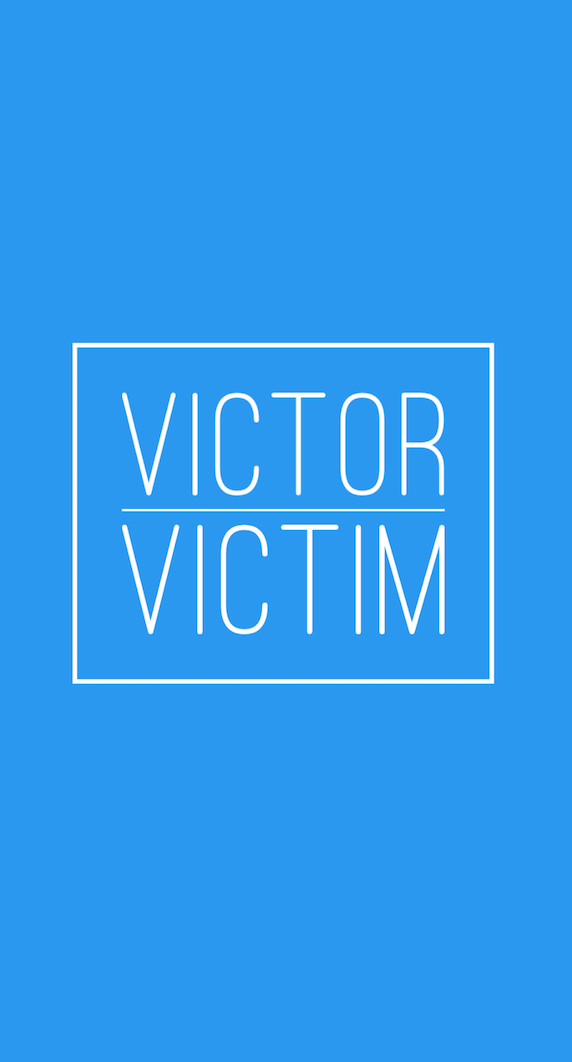 "Victor Over Victim" Poster