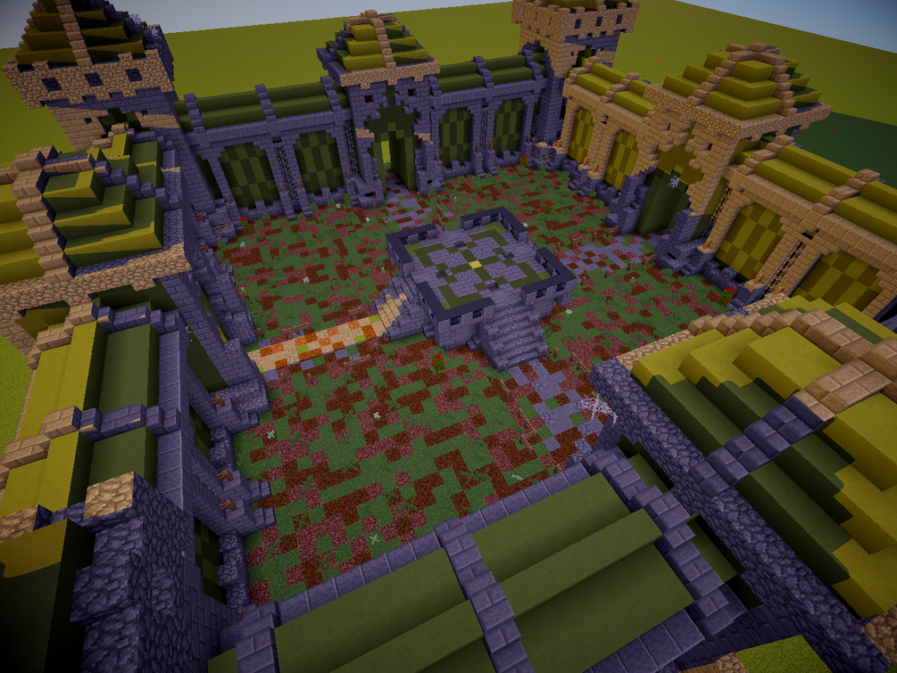 Minecraft Faction Spawn (Nature/Forest Themed)