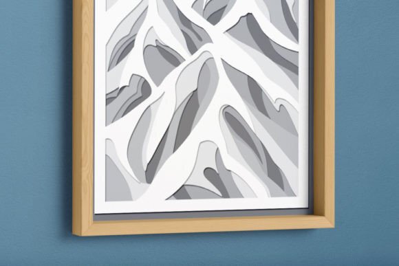 Mountain Layered Papercut