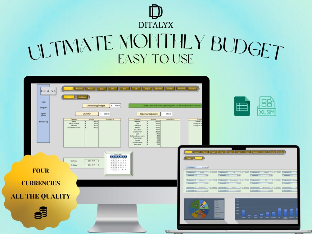 Personal Finance Budget Worksheet