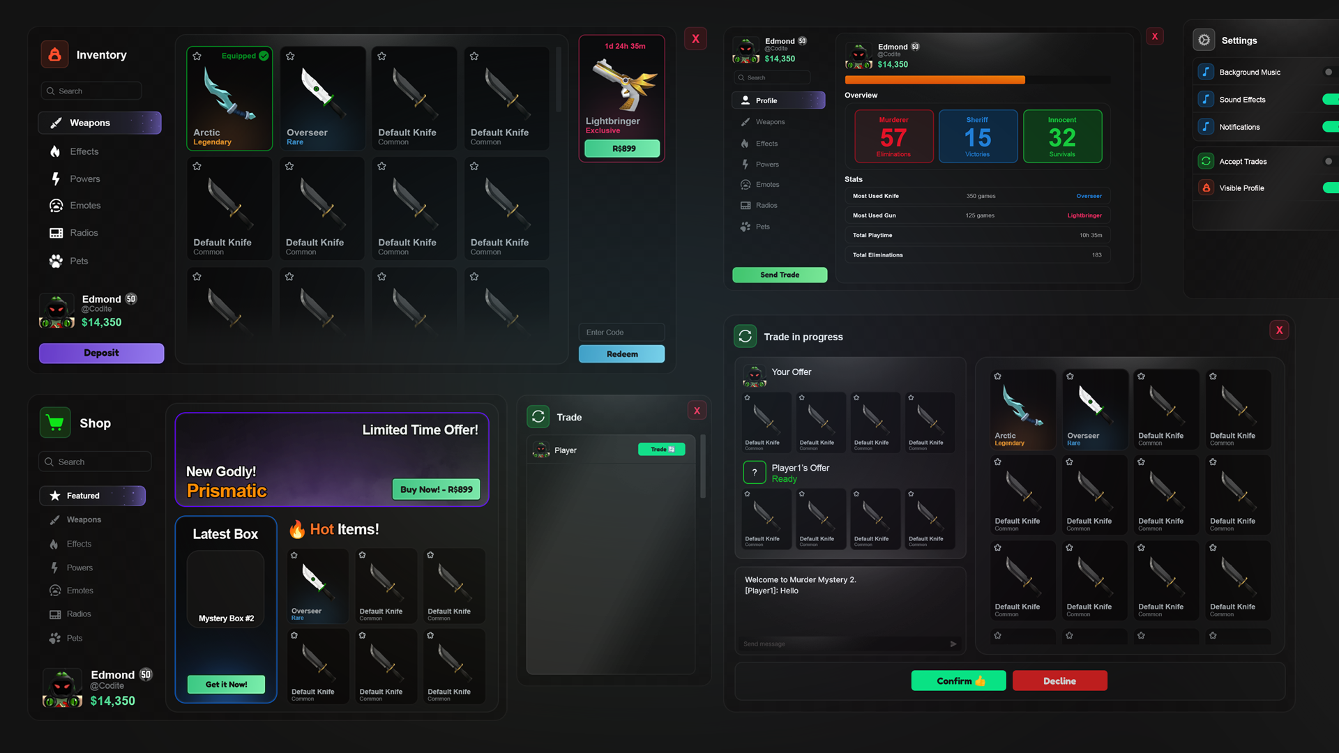 NEW RELEASE: MM2 UI Kit - gfxcomet