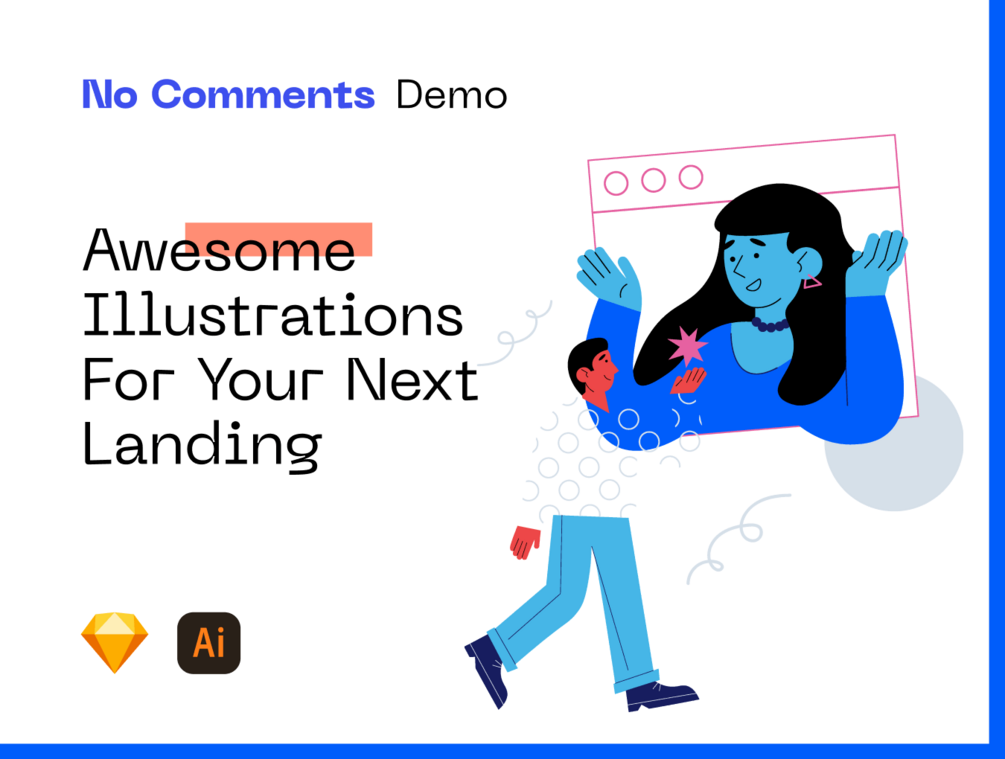 No Comments Demo Illustration