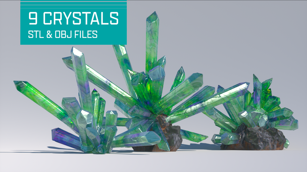 9 CRYSTALS SET