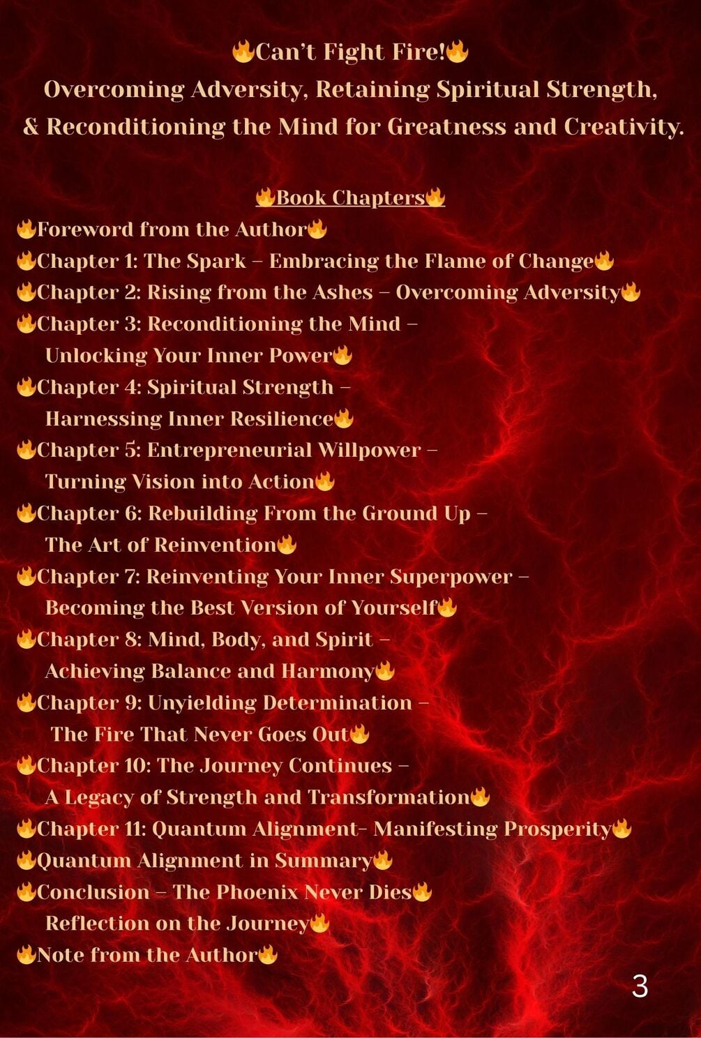 Can't Fight Fire!🔥Overcoming Adversity, Retaining Spiritual Strength ...